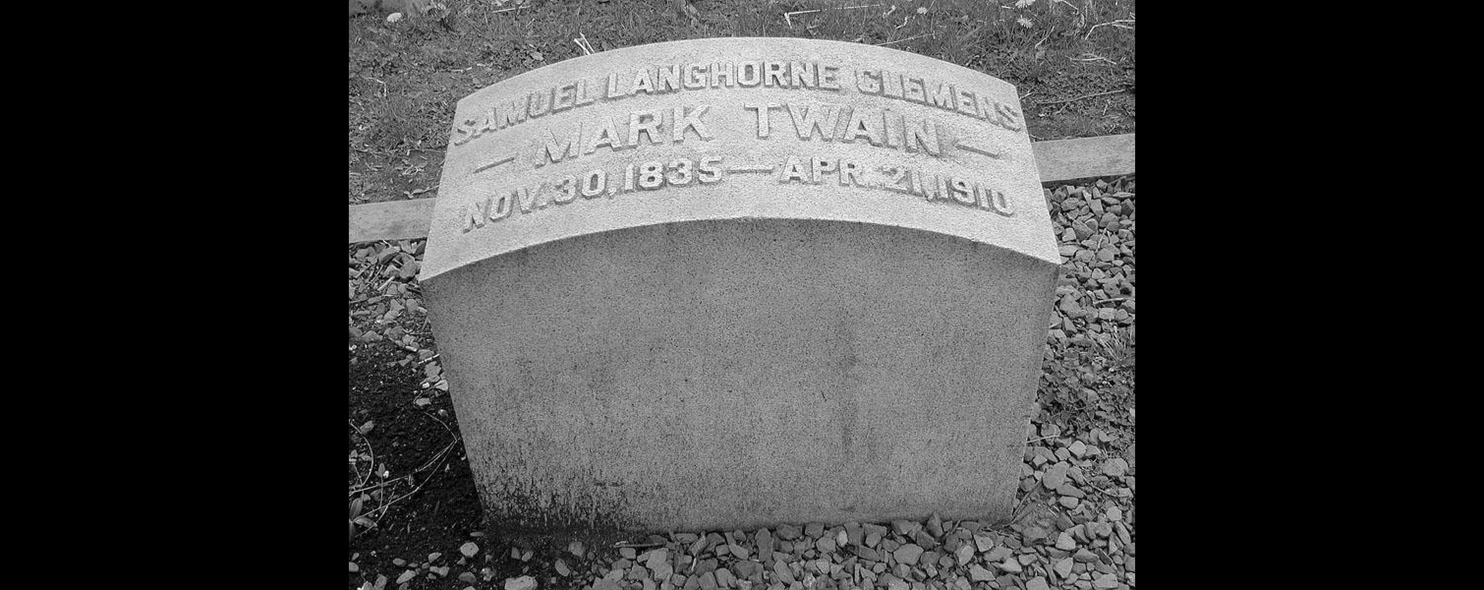 Mark Twain's Grave Site - Freethought Trail - New York